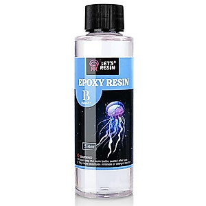 LET'S RESIN Resin Hardener Only 5.4OZ, Part B Epoxy Hardener