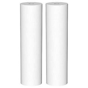 5 Micron 4.5"x20" Sediment Filter for Well Water, Whole House Water Filter Replacement for iSpring FP25B, Pentek DGD-5005-20, PUREPLUS PP20BB, 2 Pack