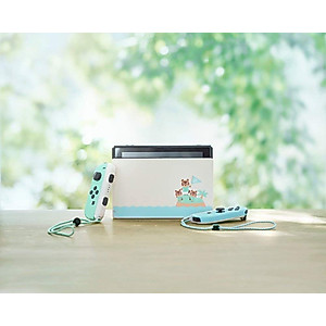 Nintendo Switch Console - Animal Crossing: New Horizons Edition - Pastel Green and Blue Joy-Con, 6.2" Touchscreen LCD Display, WiFi, Bluetooth (Renewed)
