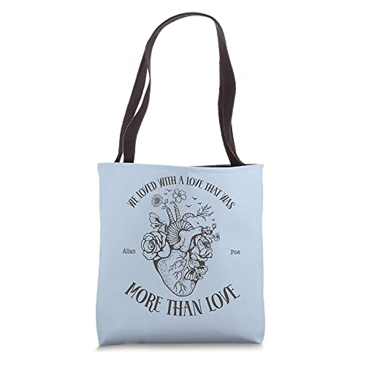 Edgar Allan Poe Raven booktok bookish merch Tote Bag