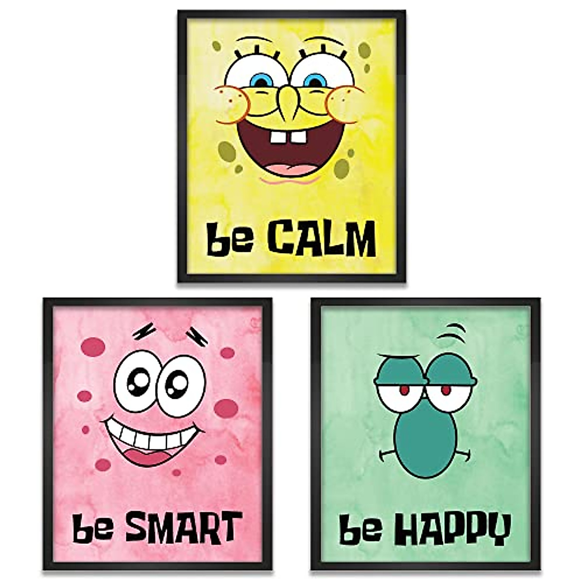 Posters for Boys Room Decor - Kids Bathroom Decor, Kids Room Decor for Boys, 8x10 Inches Set of 3 UNFRAMED by GROUP DMR