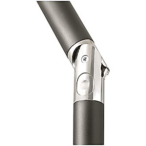 CASTLECREEK Two-Tone 9' Outdoor Patio Umbrella Push-Button Tilt Sun Shade for Deck, Yard, Backyard, Pool, Khaki/Black