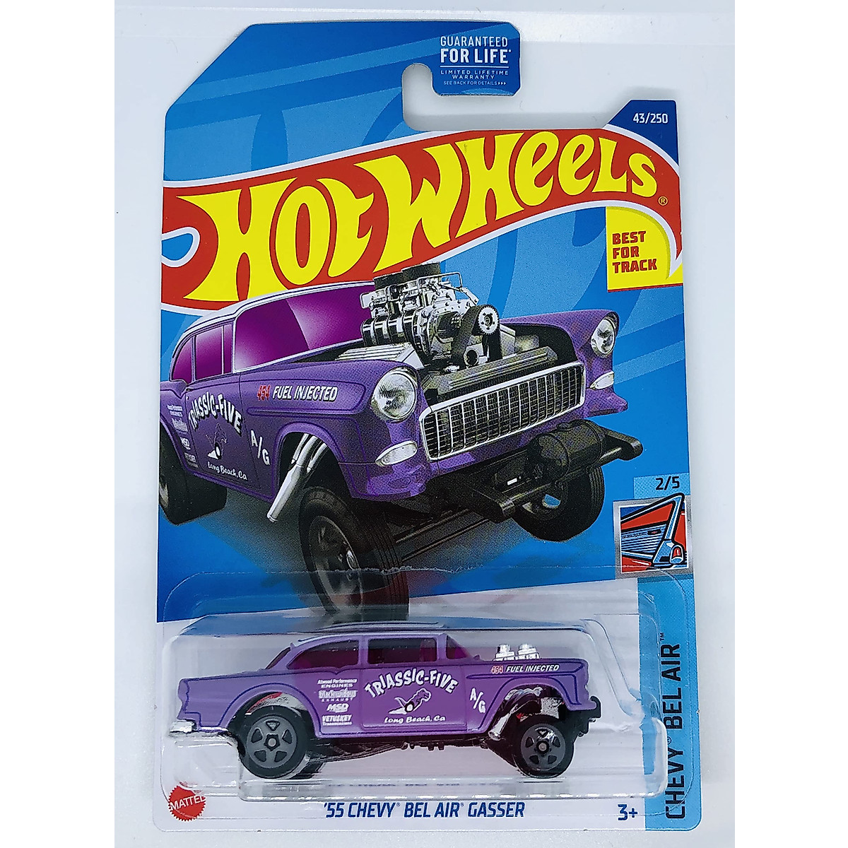 Hot Wheels 2022 - '55 Chevy Bel Air Gasser - Purple - 2/5 - 43/250