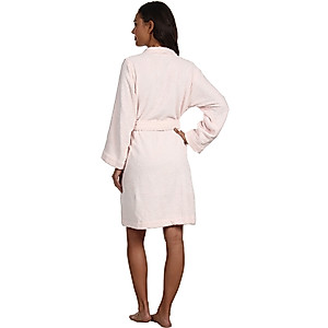 Lauren Ralph Lauren Greenwich Woven Terry Robe Chiffon Pink XL (US 16-18)