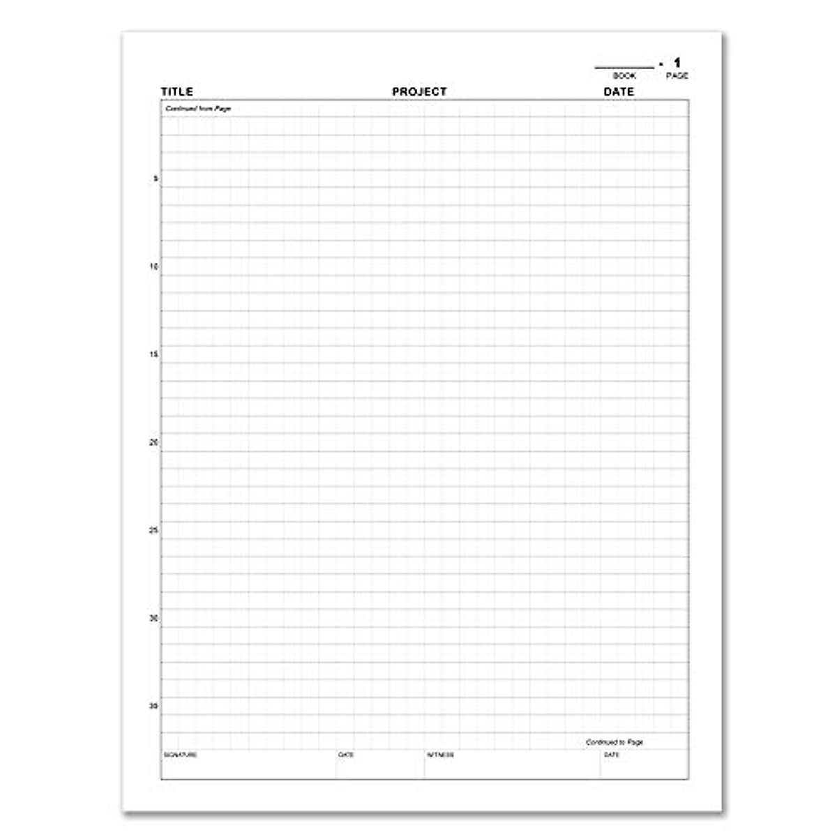 BookFactory Chemistry Lab Notebook - (8.5" X 11") - Scientific Grid Pages, Durable Translucent Cover, Wire-O - Page Size: 8" x 11" (21.6cm x 27.9cm)