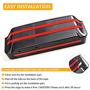 RERPRO Center Console Organizer Tray Compatible with 2021 2022 2023 2024 2025 Ford F150 Interior Accessories Insert Storage with Coin Holder Box Under Dash OEM Secondary Console Vault Bin