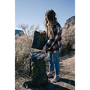 Stansport Medium-Duty Rip-Stop Tarp 10' x 12' - Green Camo (T-1012-C)