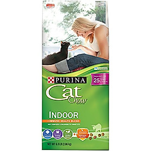 Purina Cat Chow Indoor Dry Cat Food, Hairball + Healthy Weight - 6.3 lb. Bag