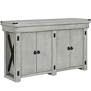 Flipper Wildwood 55 Gallon Aquarium Stand, Rustic White