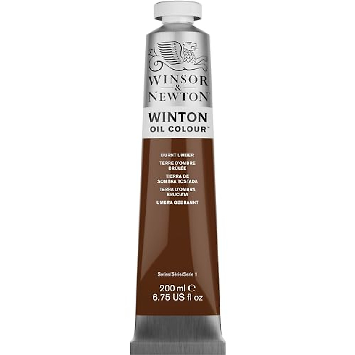 Winsor & Newton Winton Oil Color, 200ml (6.75-oz) Tube, Burnt Umber