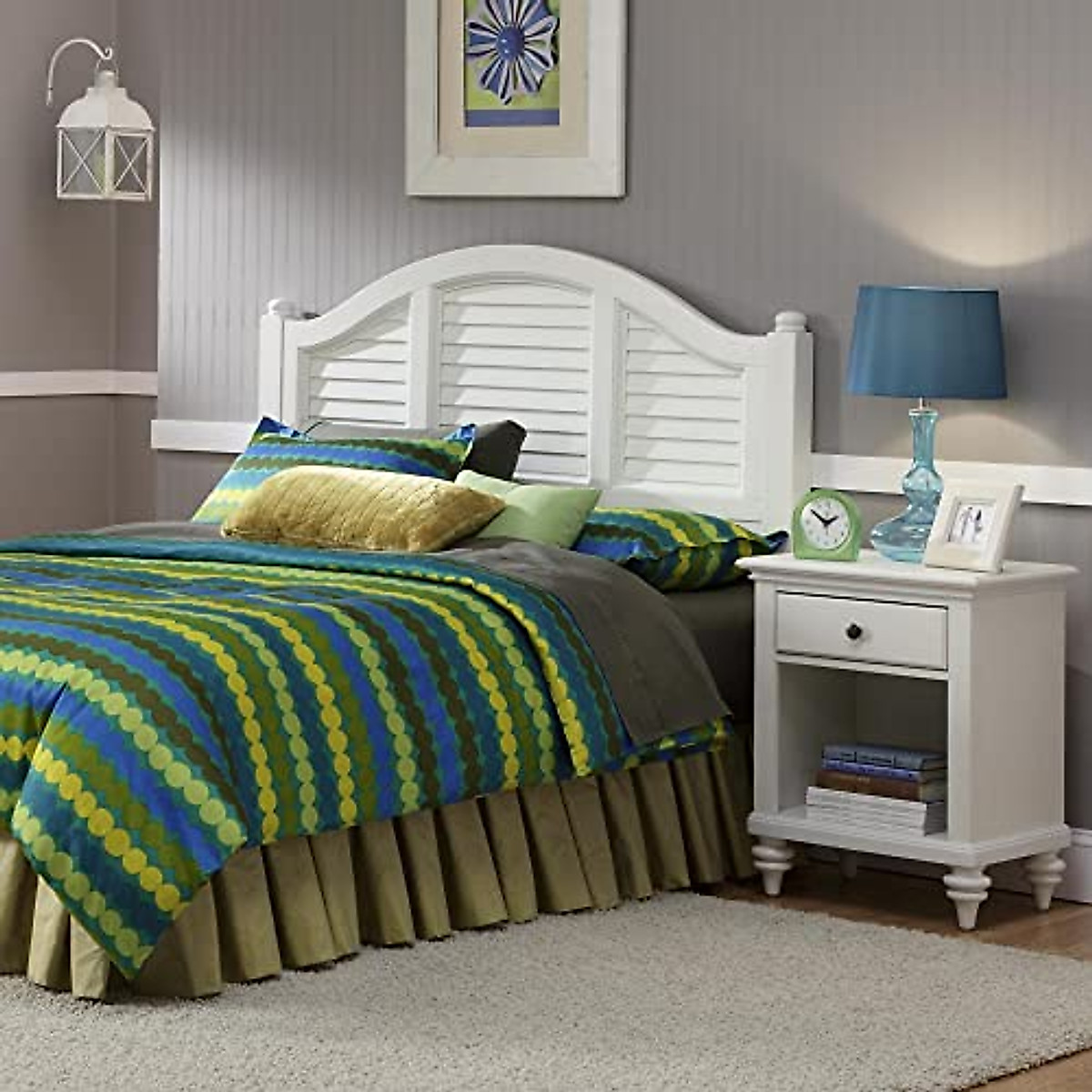 Bermuda White Night Stand by Home Styles