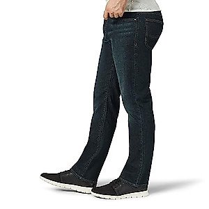 Lee Men's Extreme Motion Regular Straight Jean Night Owl 38W x 29L