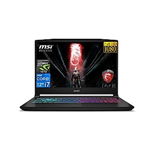 MSI 2023 Newest Katana 15 Gaming Laptop, 15.6" 144 Hz IPS Display, Intel Core i7 12650H (10 core), NVIDIA GeForce RTX 4070, 16GB RAM, 1TB SSD, Wi-Fi 6, 4-Zone RGB Gaming Keyboard, Windows 11 Home