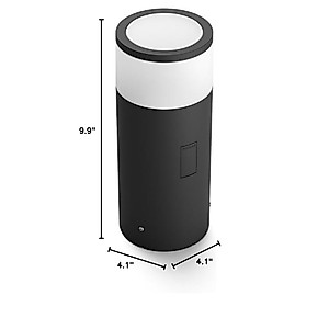 Philips Hue Calla White and Color Ambiance Outdoor Pathway Light Base Kit (1 Light, Power Supply and Mounting Kit), Works with Amazon Alexa, Apple Homekit and Google Assistant, Hue Bridge Required
