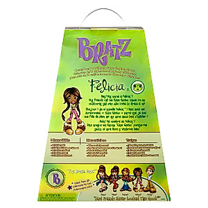 Bratz Original Fashion Doll Felicia Series 3 with 2 Outfits and Poster, Collectors Ages 6 7 8 9 10+