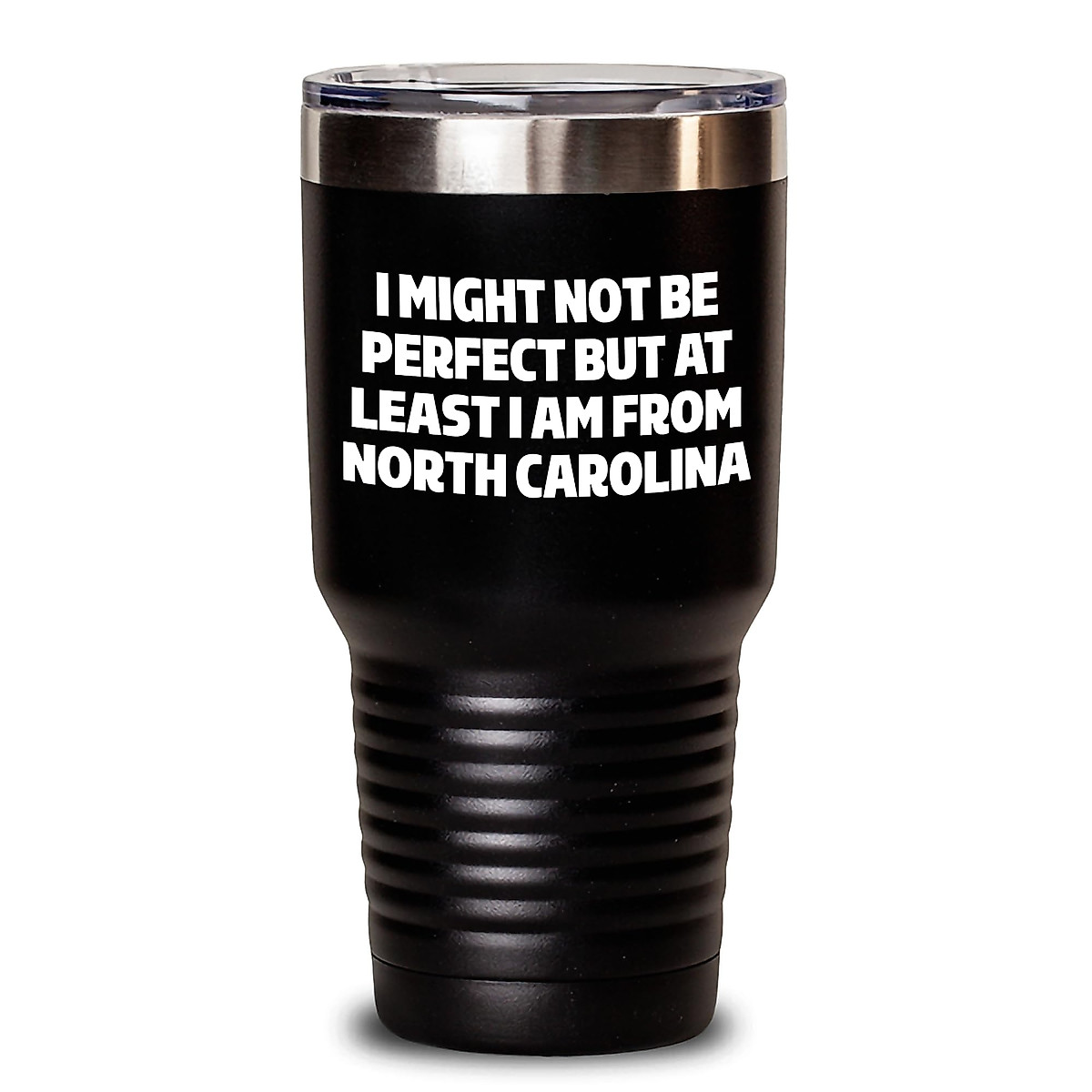 Funny North Carolina Proud Tumbler Gifts from Tar Heel to Mom's on Mother's Day + Keeps Hot Drinks Hot & Cold Drinks Cold - North Carolina Gifts for Her