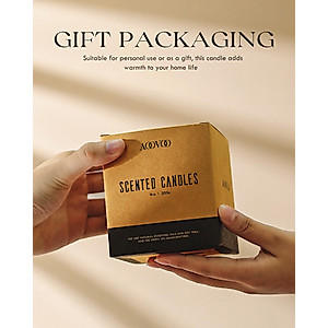 AOOVOO Spic Pumpkin Candle - Fall Soy Candles, Candles for Home Scented, Aromatherapy Candle, Candle for Women, 9 OZ