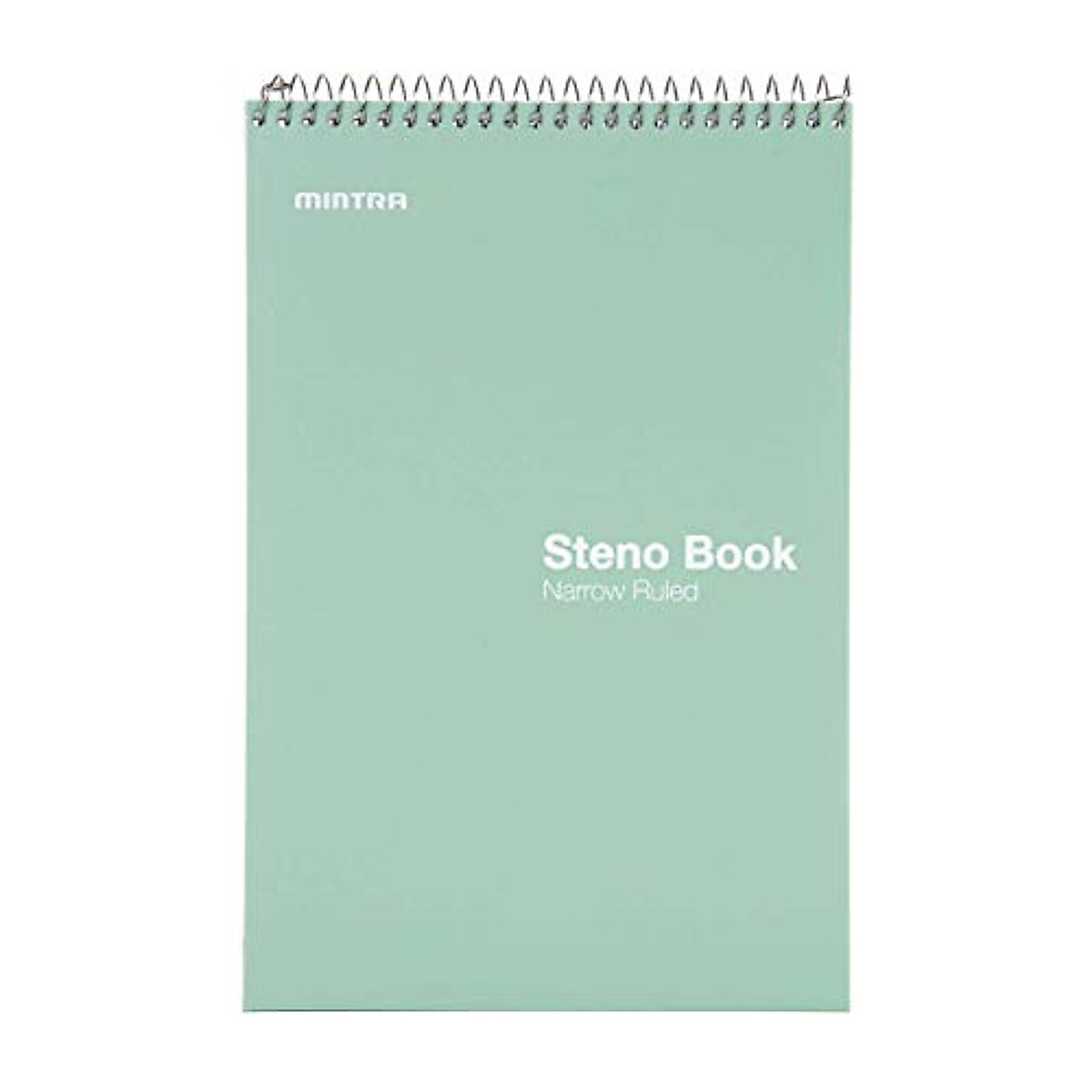 Mintra Office Steno Books - (Pastel 8PK - Lavender, Sage, Salmon, Spring Pink) - Narrow Ruled Paper, 6" x 9", 100 sheets for Writing Notes in School, University, College, Work, Office