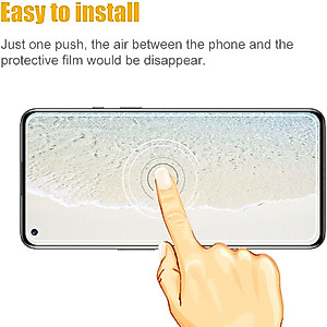 YRMJK 3+3 Compatible OnePlus 9 Screen Protectors + Camera Lens Protectors, 3D Full Coverage 99% HD Clarity 9H Premium Tempered Glass Compatible OnePlus 9