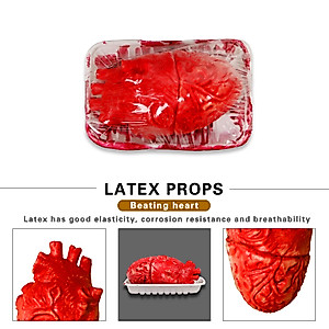 MOLEZU Handmade Halloween Realistic Internal Body Organs Props, Heart, Life Size…