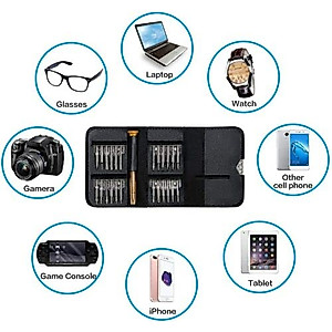 25 in 1 Mini Screwdriver Set Hand Tool Repair Kit Portable Multi-Function Screwdriver for Eyeglasses Laptop Watch NEW