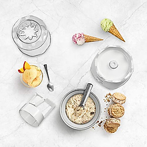 Cuisinart ICE-20P1 Automatic 1.5-Quart Frozen Yogurt, Ice Cream and Sorbet Maker, Makes Frozen Treats in less than 20-Minutes, White