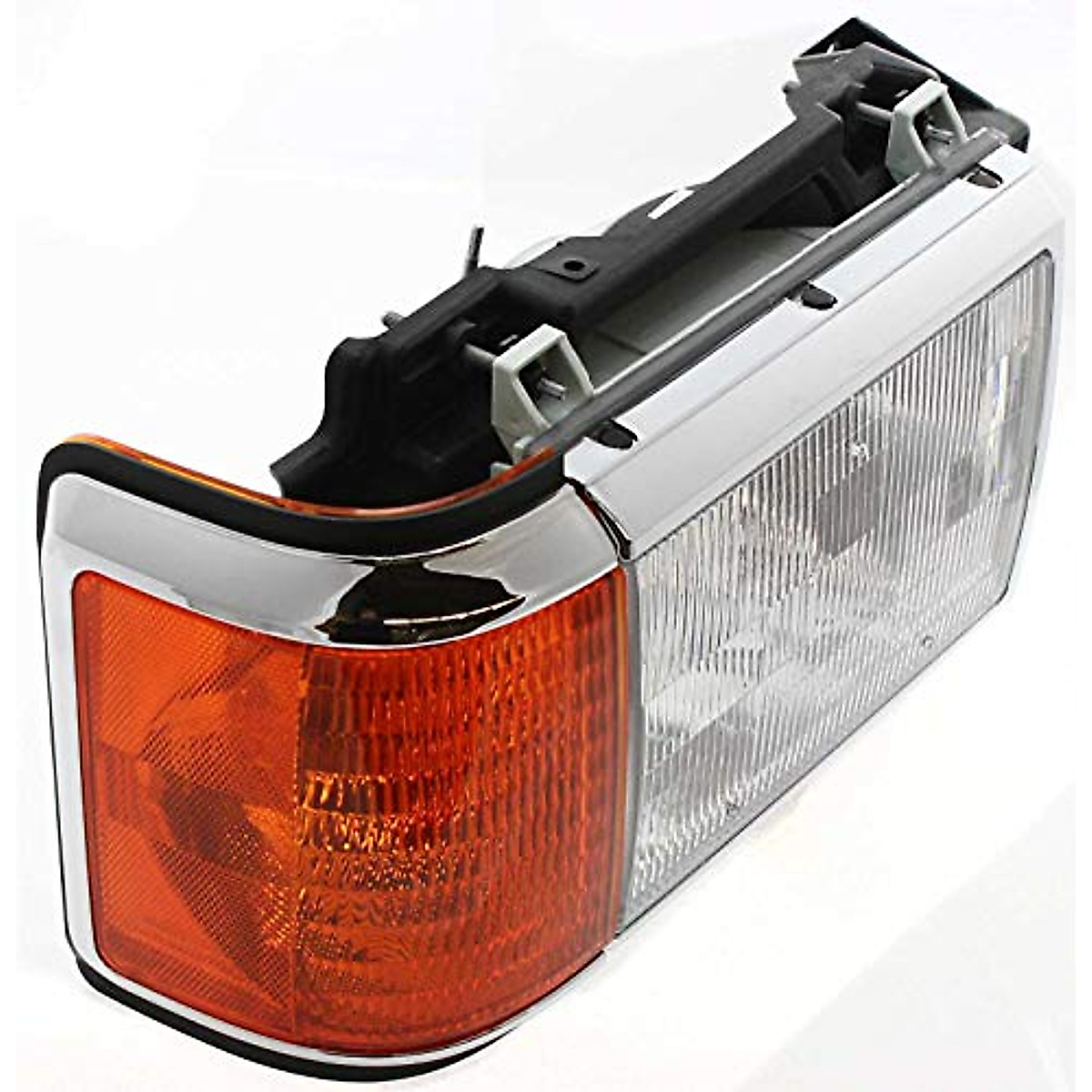 Evan Fischer Driver and Passenger Side Headlight Set of 2 Compatible with 1987-1991 Ford F-150, 1987-1991 F-250, 1987-1991 F-350 & 1987-1991 Bronco - FO2502105, FO2503105