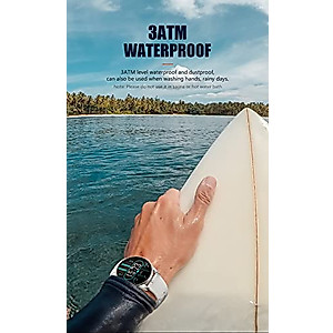 Holiday AMOLED Smartwatch, 1.3" HD Screen Activity Tracker for Fitness and Health with 14 Sports Modes, 3 ATM Waterproof, Monitor SpO2, Heart Rate, Sleep, Stress for Men and Women for Android iOS