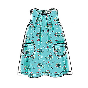 McCall's Patterns M7308 Toddlers' Tent Dresses, CCB