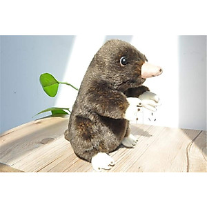TAMMYFLYFLY 19cm Soft Male Ant Mouse Lifelike Mole Plush Toy Cute for Birthday Gift boy Girls Or Party