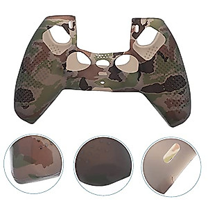 OSALADI Gamepad Silicone Grip Case Game Handle Protection Case Game Handle Protector Compatible for PS5