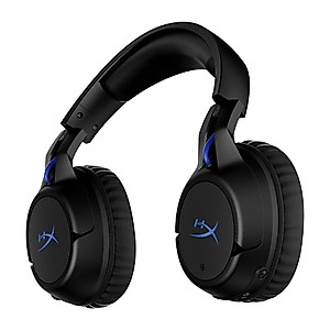 HyperX Cloud Flight – Wireless Gaming Headset for PS5 and PS4, Up to 30-hour battery, Memory foam ear cushions and premium leatherette, Noise-Cancelling Microphone with LED Mic Mute