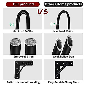 LCSDLHLSY Hairpin Legs 4 Inch, Metal Furniture Legs with Floor ProtectorsSet of 4 - Home DIY Projects for Cabinets, Coffee Table Legs, Wardrobes, TV Cabinets, Drawers, Bedside Tables, Sofas, etc，