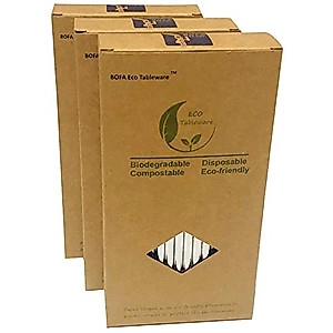 Solid Silver Metallic Party Paper Straws, Premium - Shining Biodegradable Straws For Juice, Birthday, Wedding.