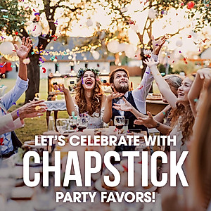 Chapstick Party Favor Lip Balm Gift Pack Toast to Love 10 Sticks 0.15 oz Each