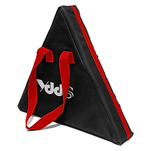 YDDS Shuffleboard Bowling Pin Set with 10 Pcs Premium Hardwood Bowling Pins Durabel Triangular Pinsetter Resin Bowling Ball and Carrying Bag, Fun for Shuffleboard Games