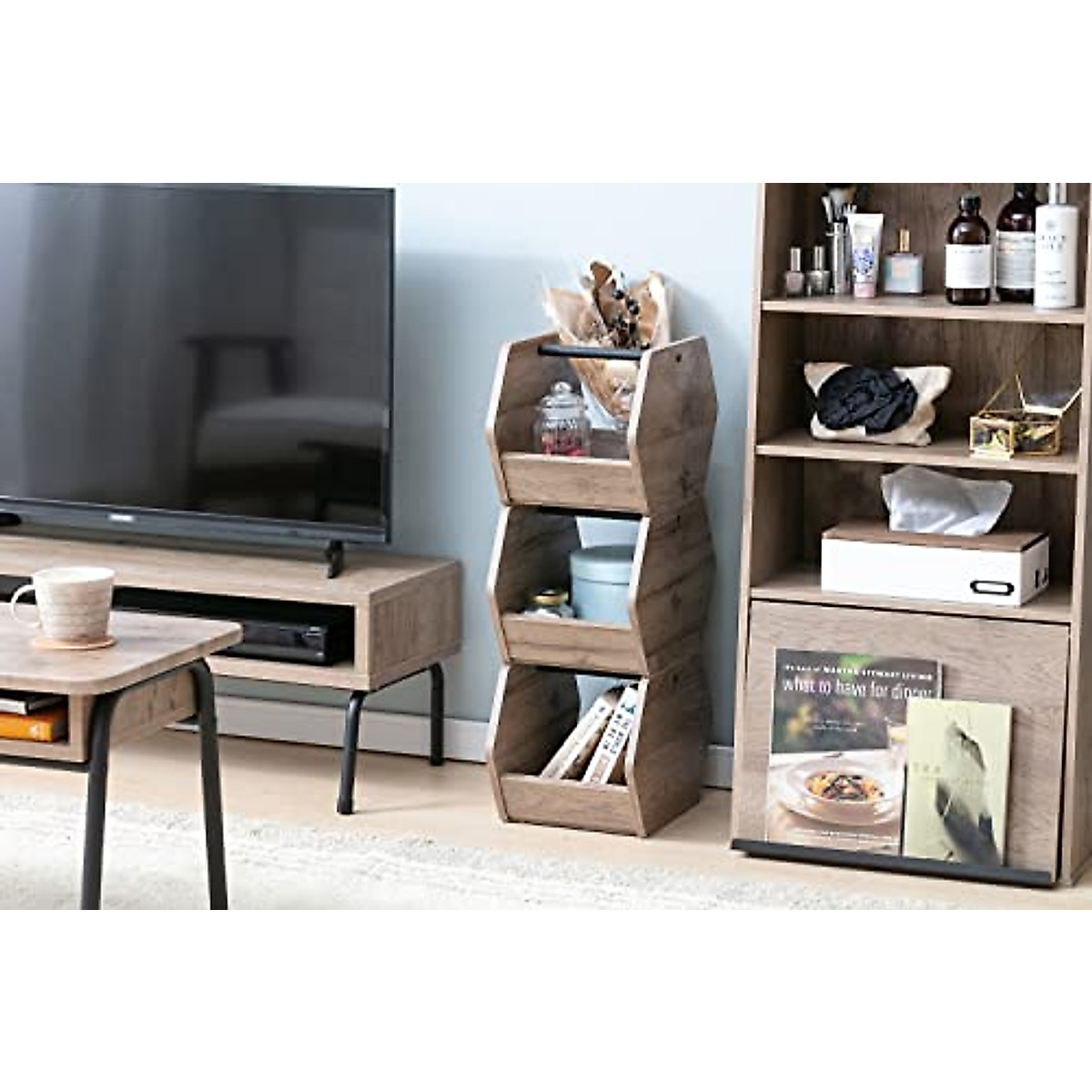 IRIS USA, Inc. SBD IS3B Stack Box, Storage Basket, Brown