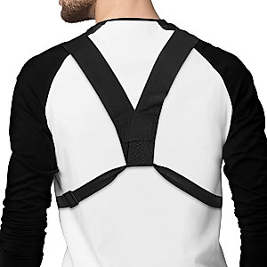 MANGEMA Radio Shoulder Holster Chest Harness Holder Vest Rig for Universal Two Way Radio Chest Front Pack Pouch Walkie Talkie Case with Front Pouches for Kenwood Retevis Baofeng UV5R F8HP UV82