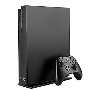TNP Vertical Stand for Xbox One X, Console Dock Mount Cradle Holder, Protective Steady Base with 6 Non-Slip Feet, Space Saving Accessory for Microsoft Xbox One X Model Gaming Console