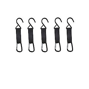 5 PCS Fence Hooks for Baseball,Tennis,Football Bag Safety Buckles Fence Hooks Multifunctional Hanging Buckles Metal Hooks Suitable for Softball Outdoor Sports Equipment Water Cup Backpack