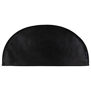 HANGERWORLD 20 Pack Gusseted Shoulder Dust Covers Garment Protector Bags for Closet Storage (20 Pack, Black)