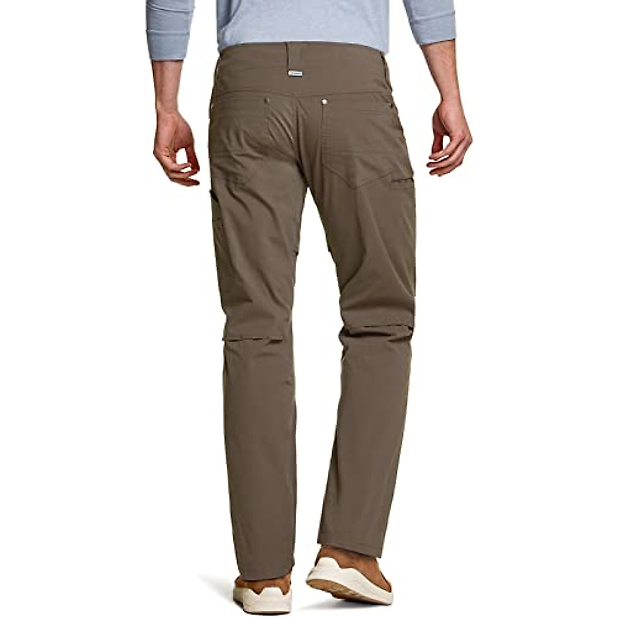 CQR CLSX Men's Cool Dry Tactical Pants, Water Resistant Outdoor Pants, Lightweight Stretch Cargo/Straight Work Hiking Pants, Sedona Pants Tundra, 38W x 32L