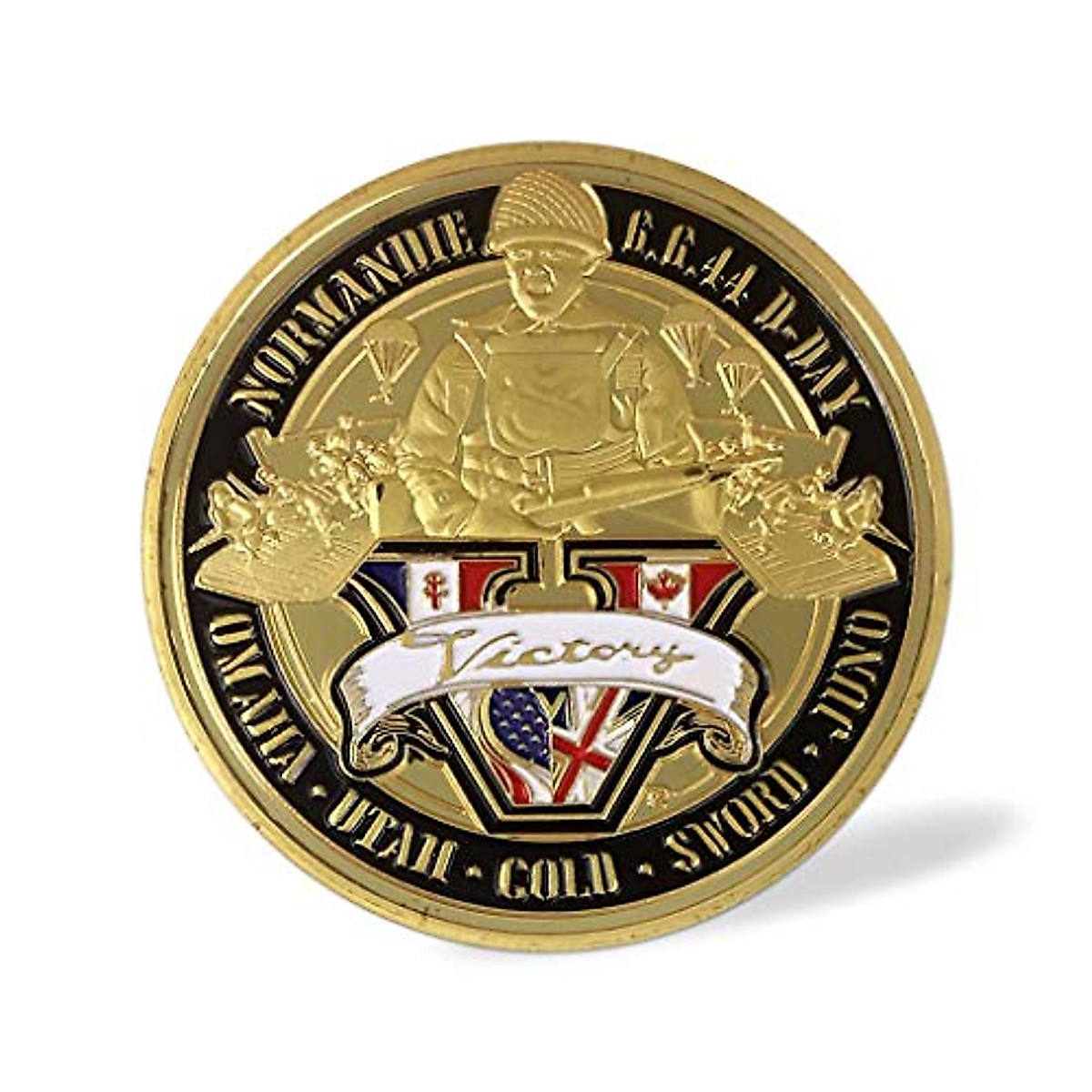 U.S. Army World War II Challenge Coin WWII Europe Soldier Veteran’s Gift.