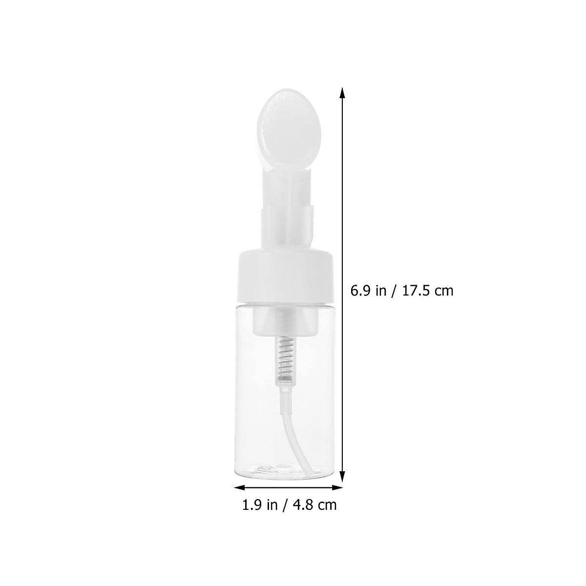 DOITOOL 2pcs Sparkling Bottle Foam Face Wash Liquid Hand Soap Foaming Foaming Soap Dispenser Empty Pump Bottles Travel Soap Hand Soap Foaming Bottles Empty Sub Bottle Clean