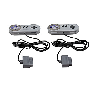 USonline911 2X Remote Controller Video Game Pad for Super Nintendo SNES System