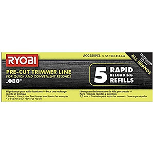 RYOBI 0.080 in. x 16 ft. Pre-Cut Spiral Line (5-Pack)