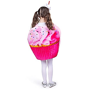 Dress Up America Cupcake Costume For Kids - Sugar Sweet Pink Cupcake Costume (Medium 8-10/Large)