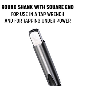 Drill America - DWT57129 1/4"-20 High Speed Steel 2 Flute Spiral Point Tap, DWT Series