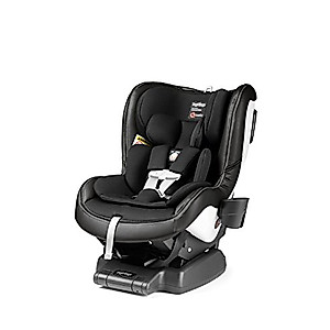 Peg Perego Primo Viaggio Convertible Kinetic - Reversible Car Seat - Rear Facing for Children 5 to 45 lbs and Forward Facing for Children 22 to 65 lbs - Made in Italy - Licorice (Black)