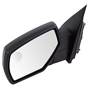 TRQ Mirror Power Heated Textured Black Driver Side Left LH for Chevy GMC Pickup Truck